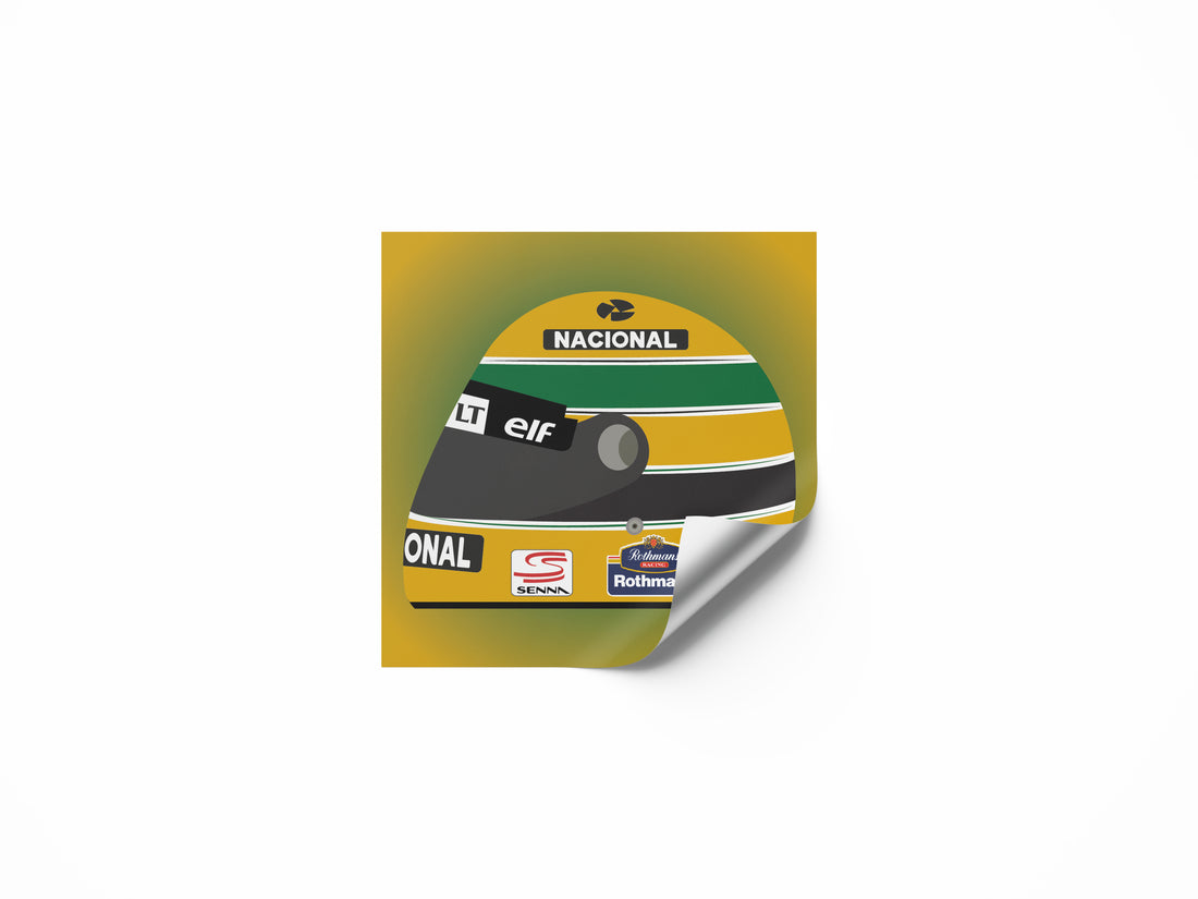 Ayrton Senna F1 1994 Helmet Sticker – Formula Reels